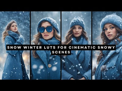 Snow Winter LUTs for Cinematic Snowy Scenes | Professional Video LUTs ...